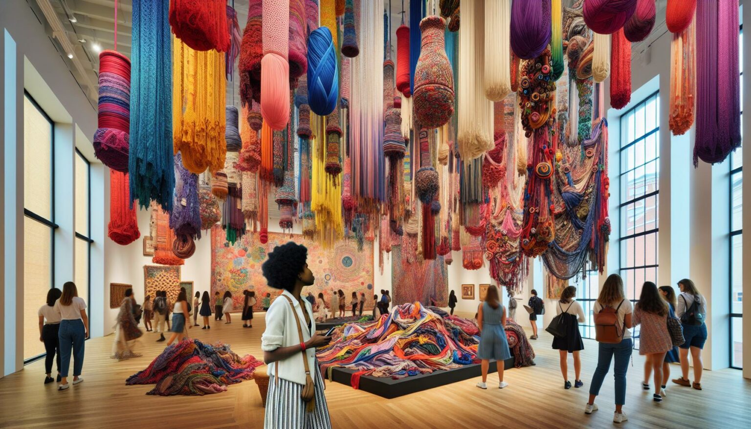 Fabric Art Installation: How Artists Transform Spaces into Stunning ...